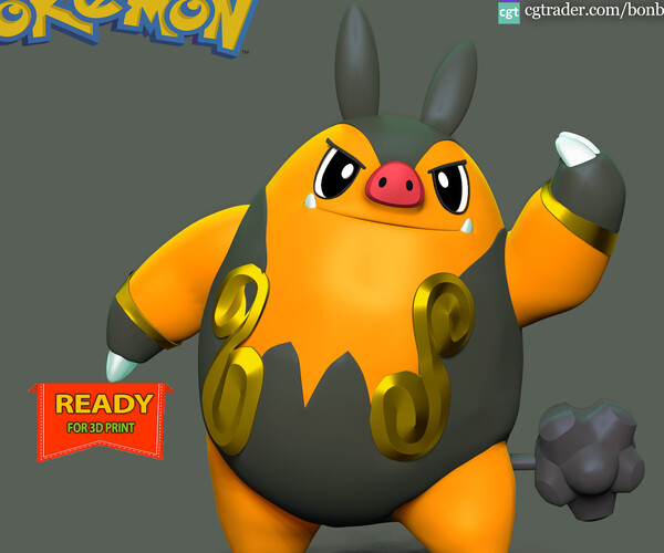 ArtStation - Pignite- Pokemon Go | Resources