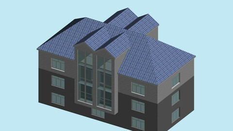 ArtStation - City hotel simple office building - 14 | Resources