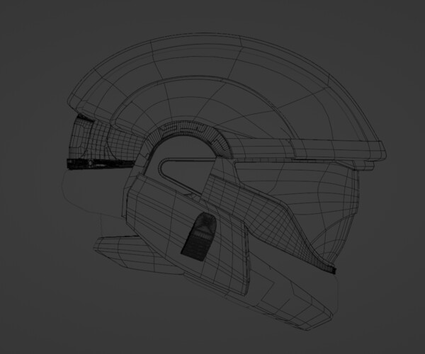 ArtStation - Halo Helmet UNSC | Game Assets