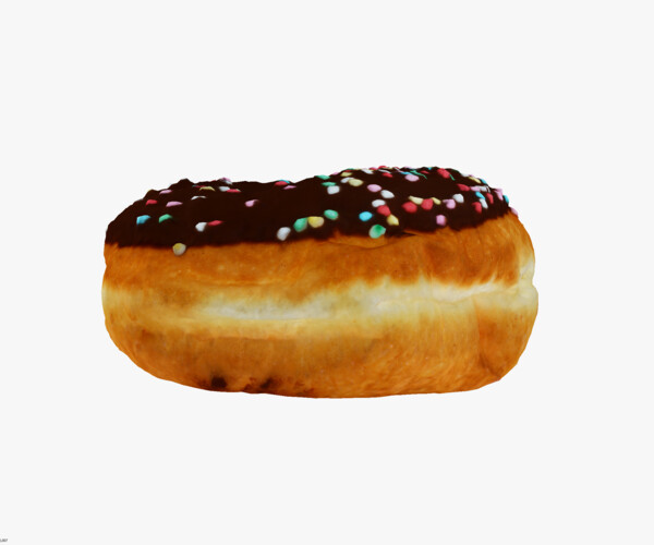 ArtStation - DONUT #2 3D MODEL - LOW POLY \ HIGH POLY - CROSS-POLARIZED ...