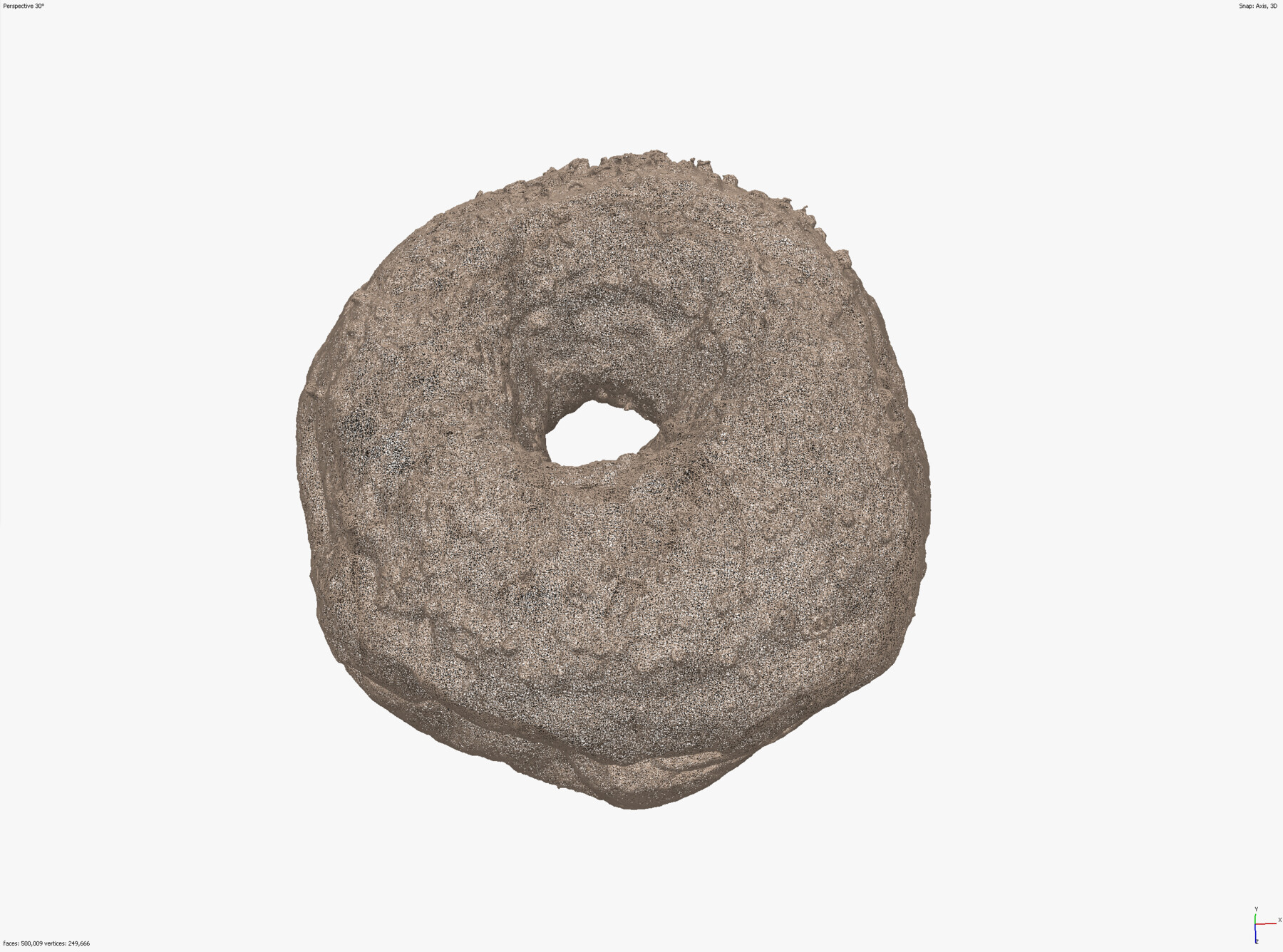 ArtStation - DONUT #2 3D MODEL - LOW POLY \ HIGH POLY - CROSS-POLARIZED ...