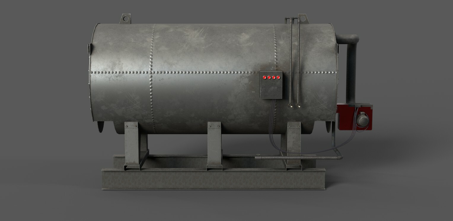 ArtStation - steam boiler | Game Assets