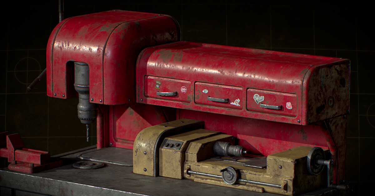 ArtStation - Fallout 4 Fanart - Workbench | Game Assets