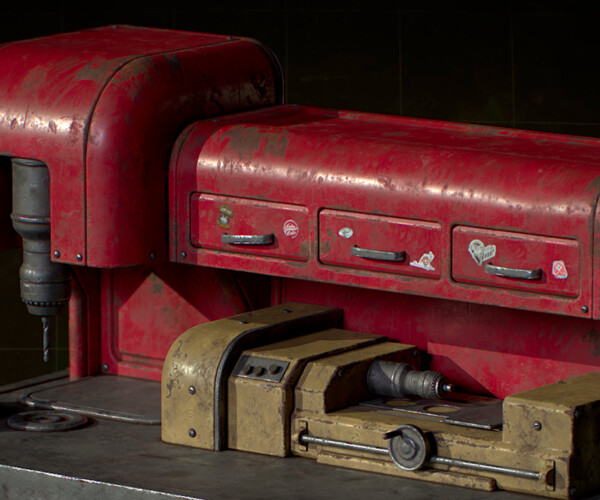 ArtStation - Fallout 4 Fanart - Workbench | Game Assets