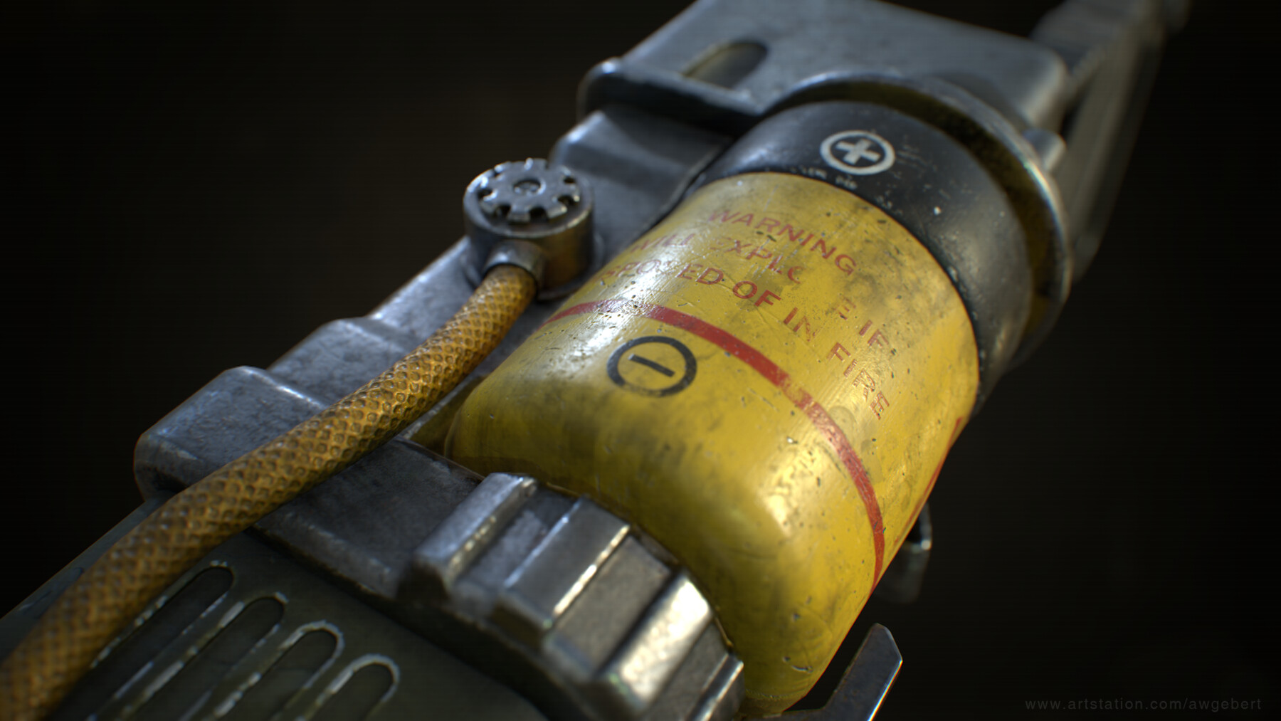 ArtStation - Fallout 4 Fanart - AER9 Laser Rifle | Game Assets