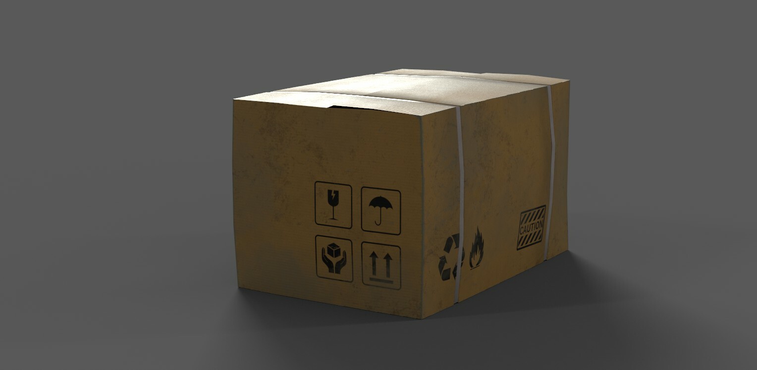 ArtStation - low poly box | Game Assets