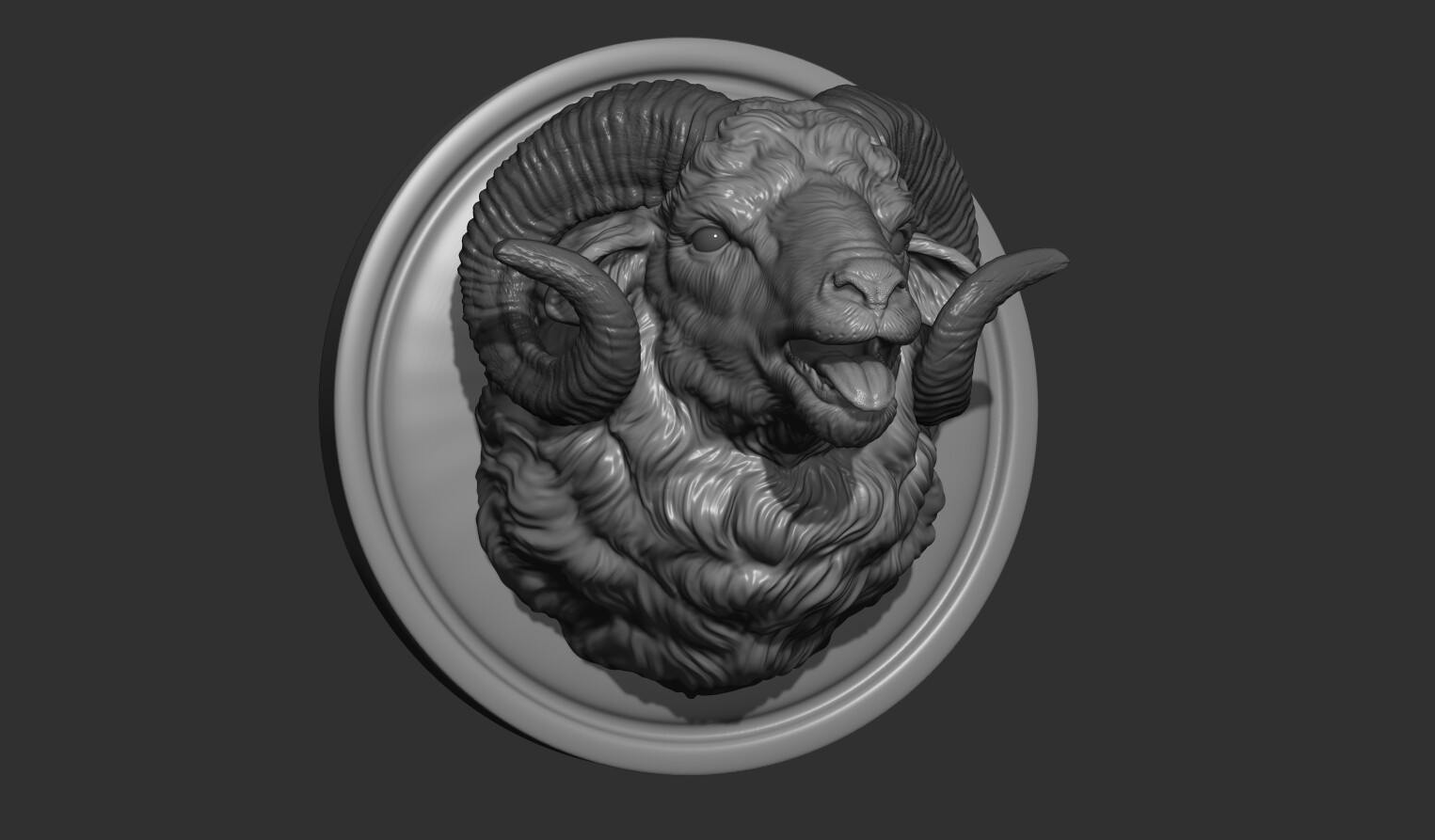 ArtStation - Bleating ram head | Resources