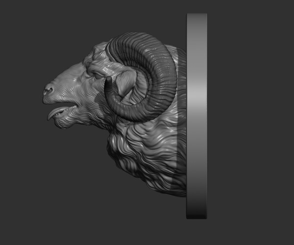 ArtStation - Bleating ram head | Resources