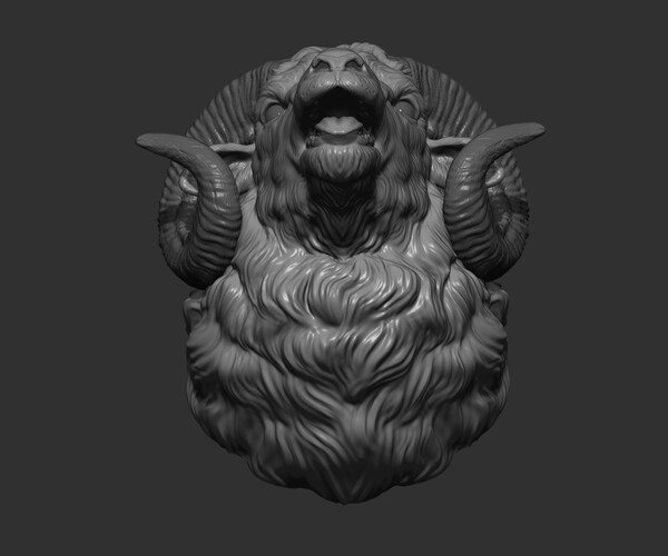 ArtStation - Bleating ram head | Resources