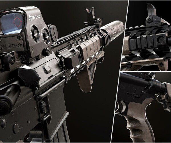 ArtStation - Ultimate FPS WEAPONS PACK - for UNREAL and UNITY | Game Assets