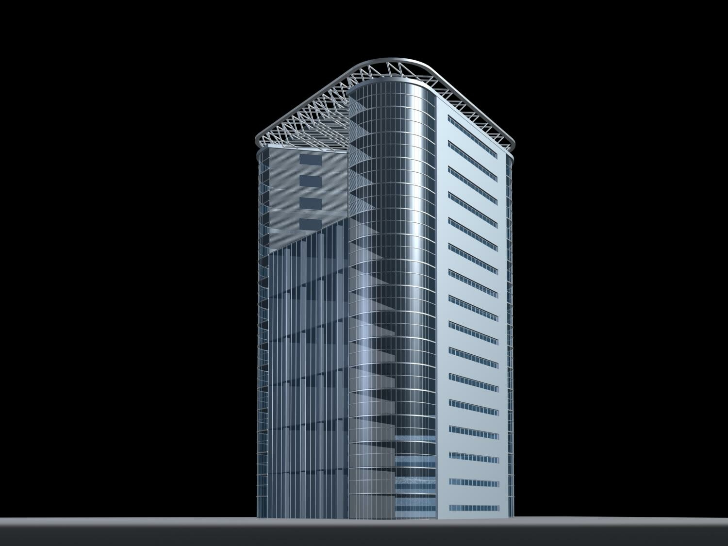 ArtStation - City hotel simple office building - 32 | Resources