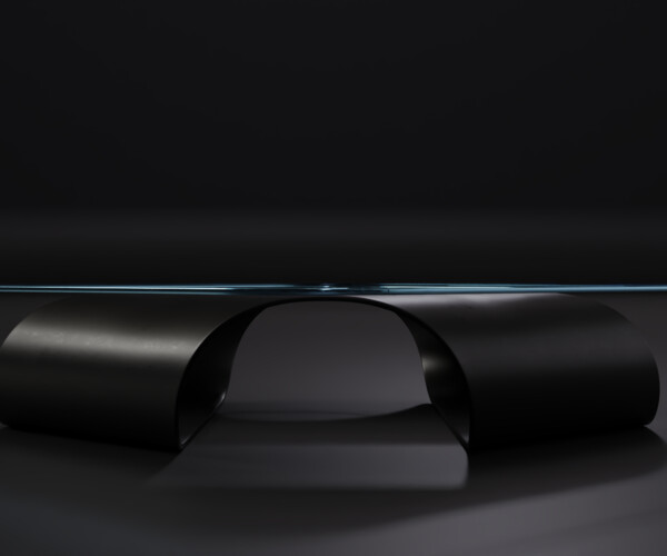 ArtStation - Mobius Coffee Table By Kristalia | Resources