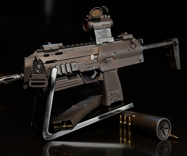ArtStation - MP7 A1 + Micro T2 n Silencer | Game Assets