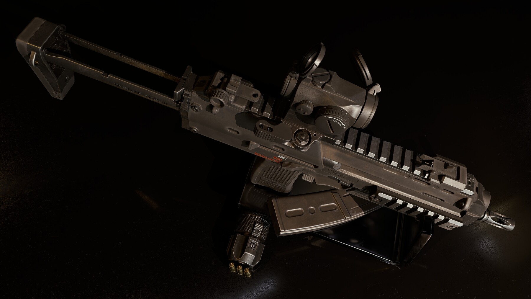ArtStation - MP7 A1 + Micro T2 n Silencer | Game Assets