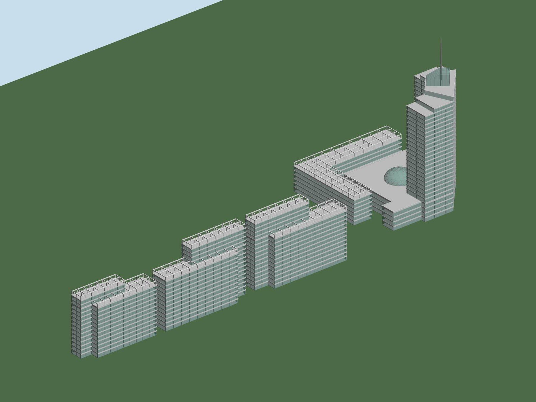 ArtStation - City hotel simple office building - 146 | Resources