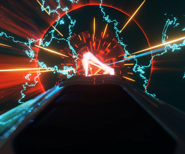 ArtStation - Retro Sci Fi Synthwave Loop "Space Time Dimensional ...