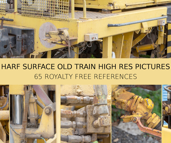 ArtStation - Reference Pack - Hard Surface Old Train | Resources