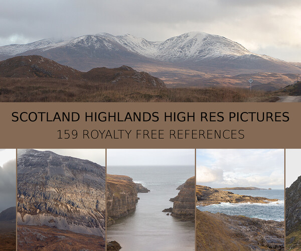 ArtStation - Reference Pack - Scotland Highlands 01 | Resources