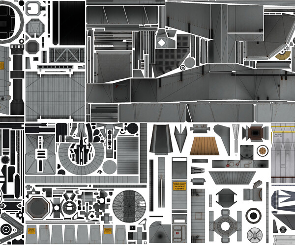 ArtStation - Amazon-Class Type 21 Frigate | Game Assets