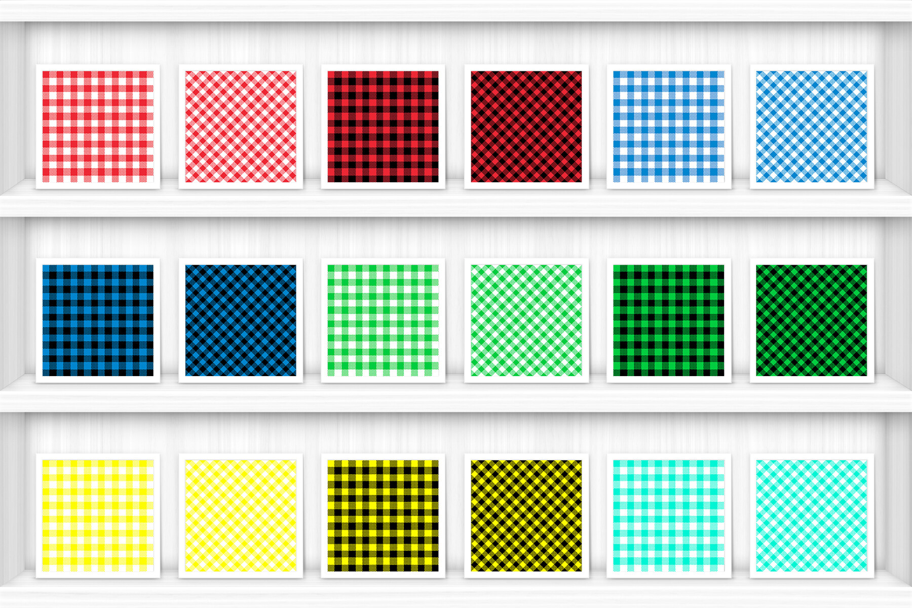 ArtStation - 100 Gingham Check Patterns | Artworks