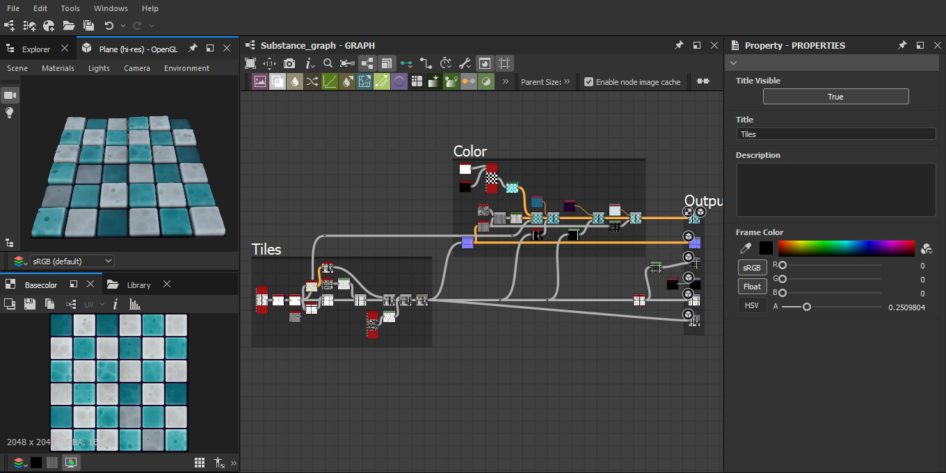 ArtStation - Stylised Tiles - Substance Designer | Game Assets