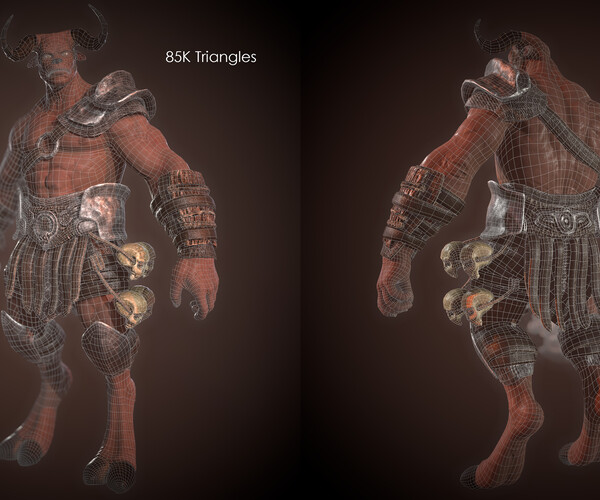 ArtStation - Minotaur Game Ready | Game Assets