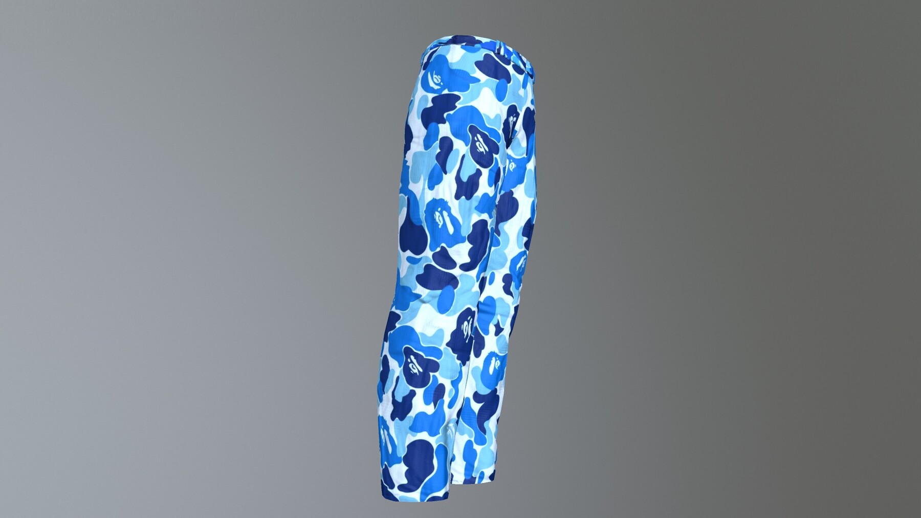 ArtStation - BAPE CAMO PANTS low-poly PBR | Game Assets