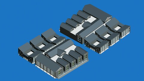 ArtStation - City hotel simple office building - 192 | Resources