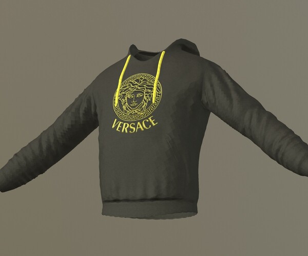 ArtStation - VERSACE HOODIE low-poly PBR | Game Assets