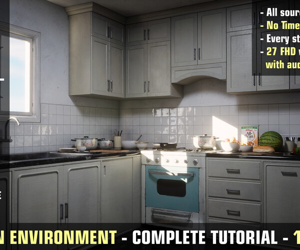 ArtStation - Creating a Kitchen Environment in Unreal Engine 5 | Tutorials