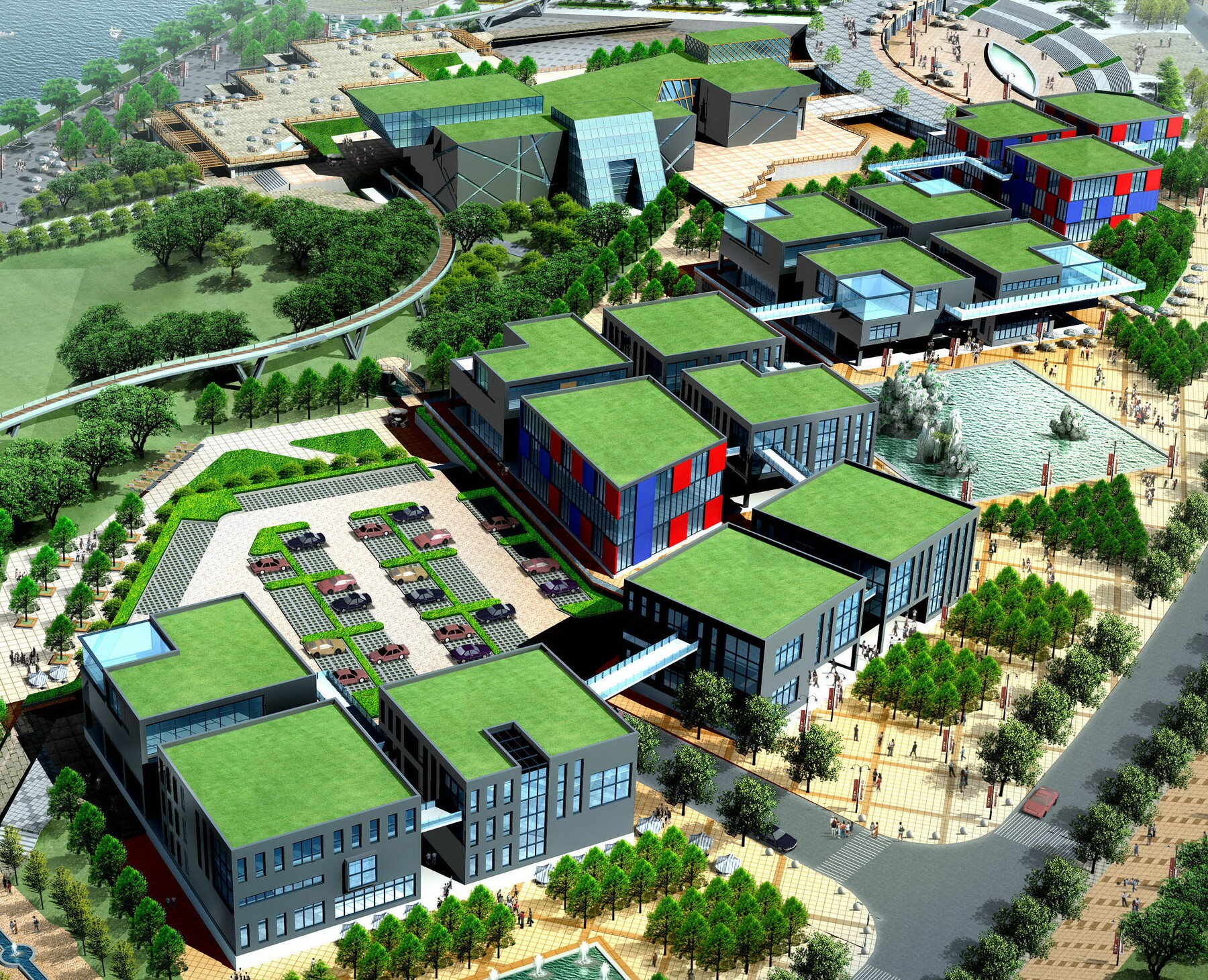 ArtStation - City hotel simple office building - 260 | Resources