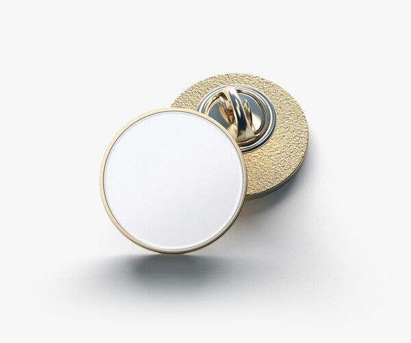 ArtStation - Round Enamel Pin | Resources