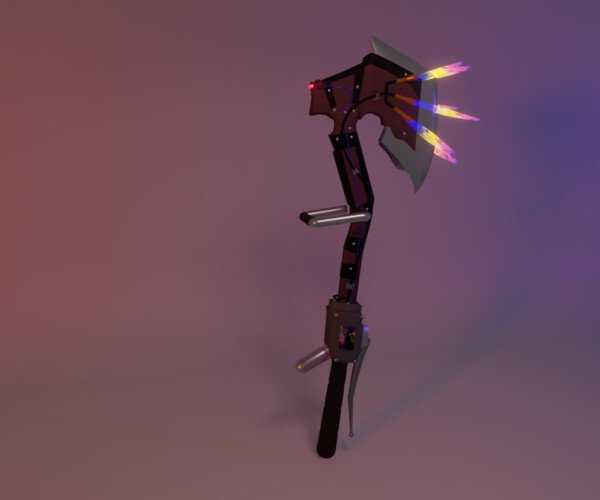 ArtStation - Axe Fire.Low Poly | Game Assets