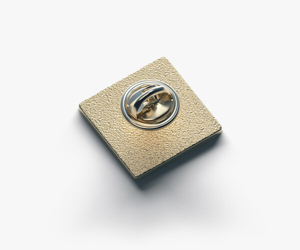 ArtStation - Square Enamel Pin | Resources