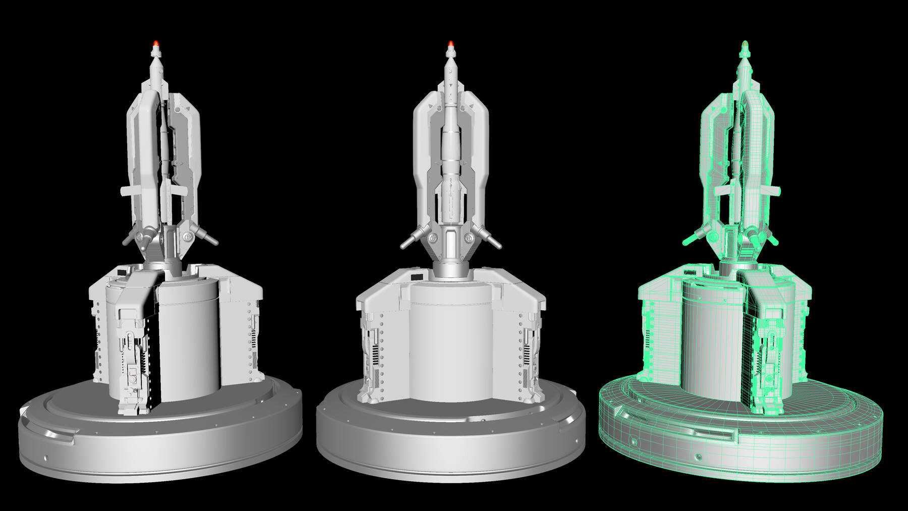 ArtStation - missile launcher | Resources