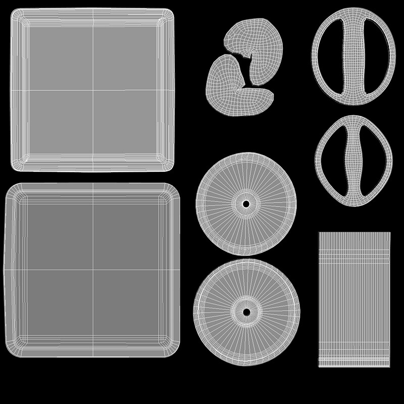 ArtStation - Square Enamel Pin | Resources