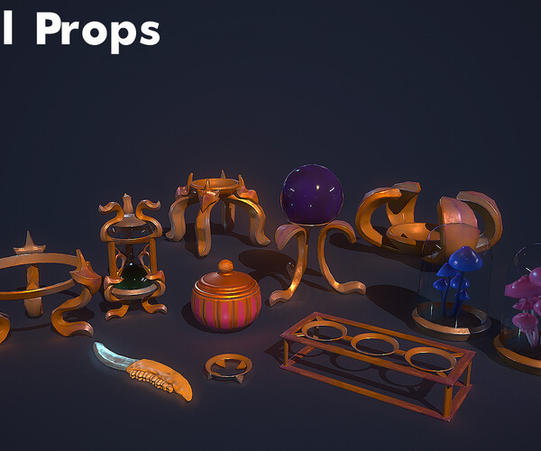 ArtStation - Potion Props Pack | Game Assets