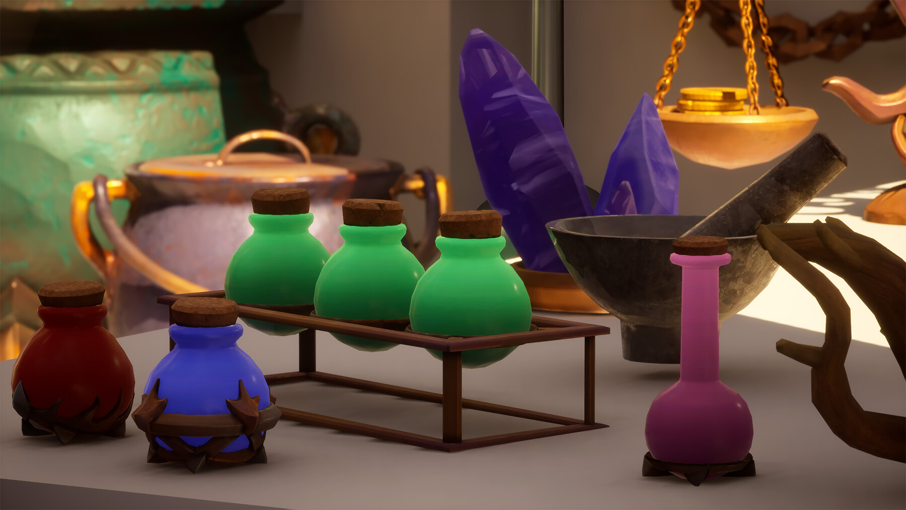 ArtStation - Potion Props Pack | Game Assets