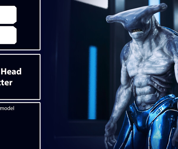 ArtStation - Hammer Head Character Game Ready | Game Assets