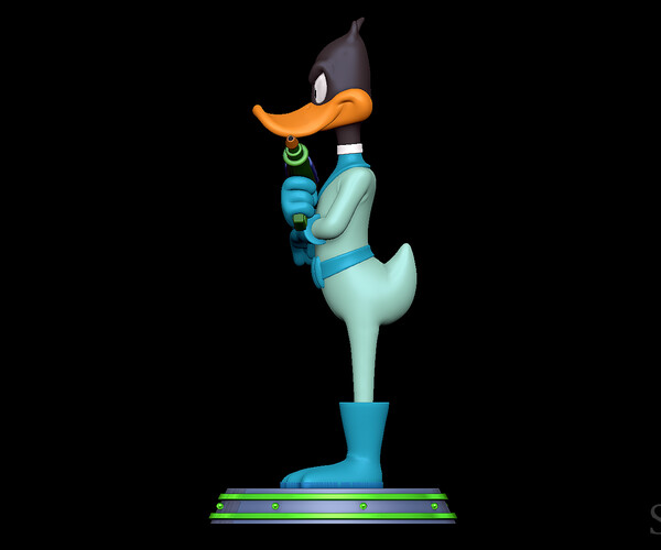 ArtStation - Daffy Duck - Duck Dodgers 3D print model | Resources