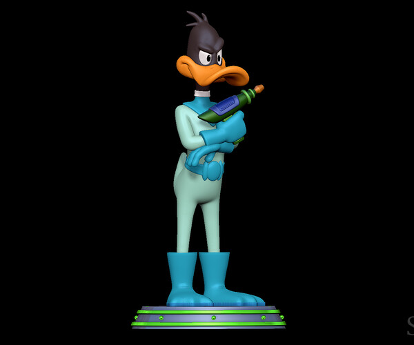 ArtStation - Daffy Duck - Duck Dodgers 3D print model | Resources