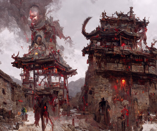ArtStation - ghost town | Artworks