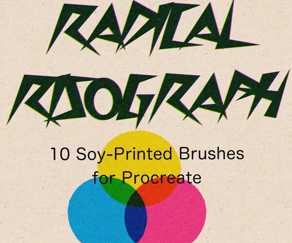 ArtStation - Radical Risograph for Procreate | Brushes