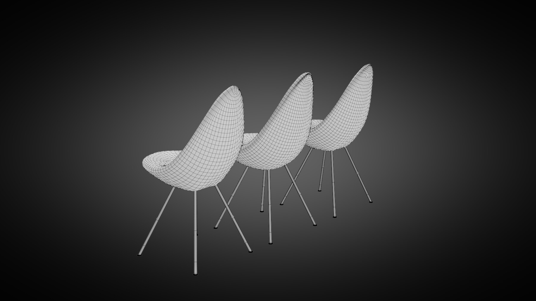 ArtStation - The Drop Chair by Fritz Hansen | Resources