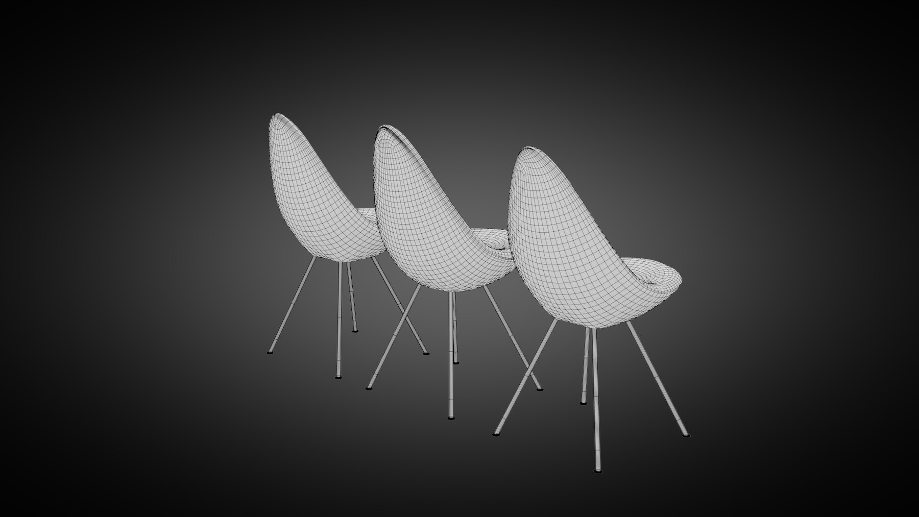 ArtStation - The Drop Chair by Fritz Hansen | Resources
