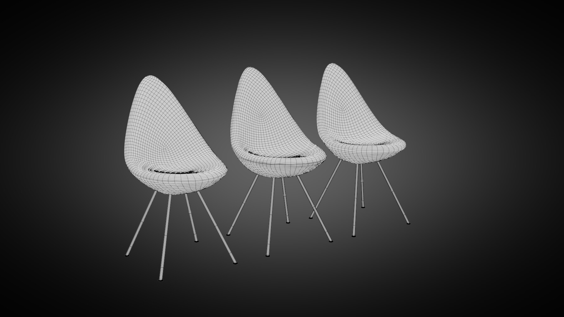 ArtStation - The Drop Chair by Fritz Hansen | Resources
