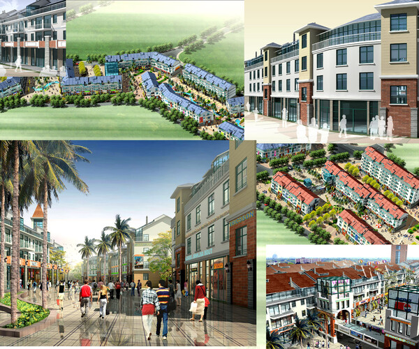 ArtStation - city planning Street office design 200 | Resources