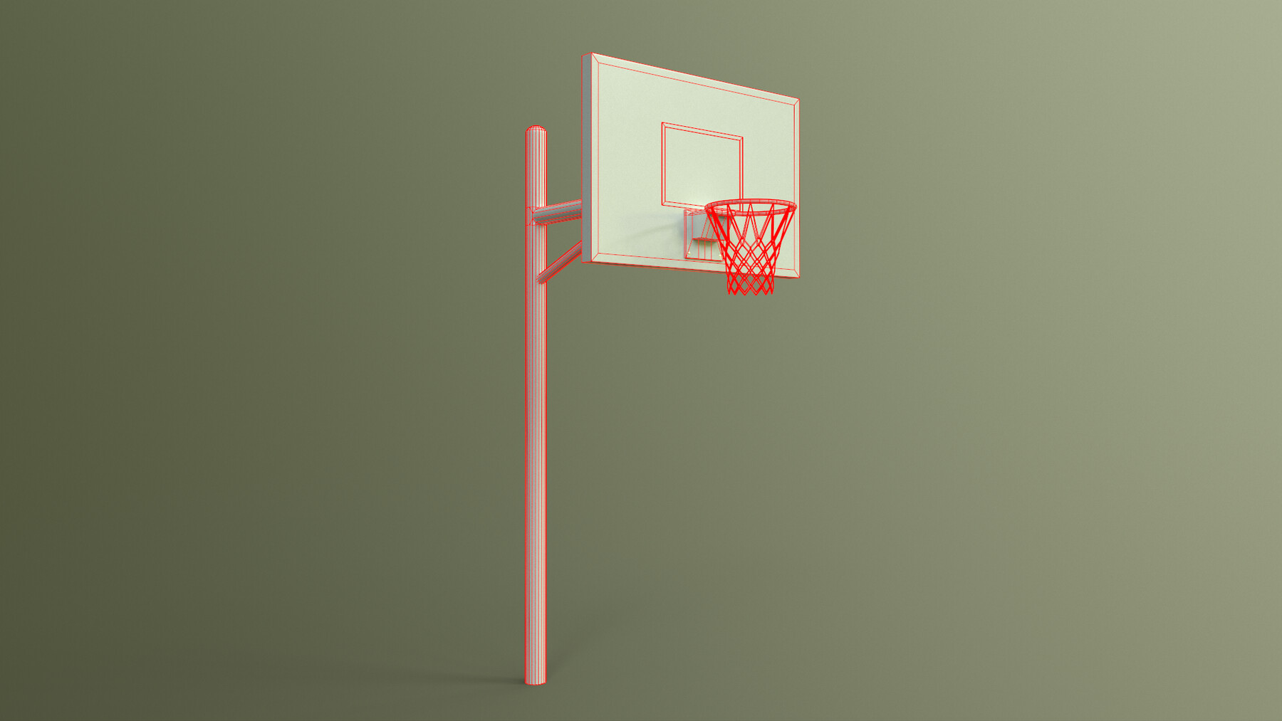 ArtStation - PBR Basketball Stand Hoop | Game Assets