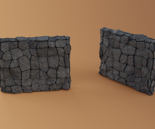 ArtStation - Stone Wall Building Set | Game Assets