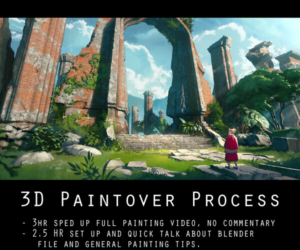 ArtStation - 3D Painting Process | Tutorials